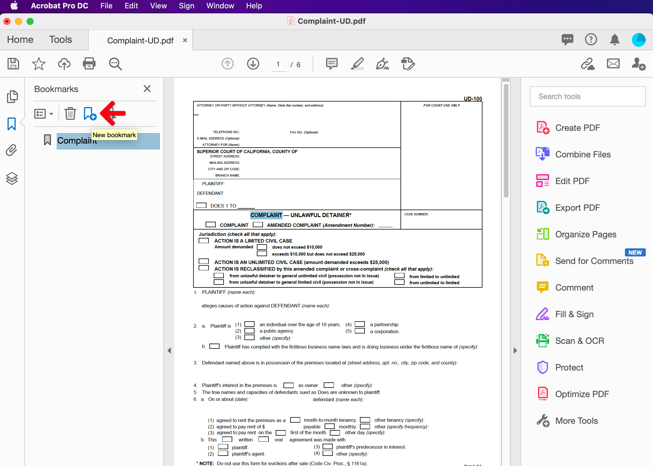 Bookmark PDF Documents with Adobe Acrobat before E-Filing Them - E-Filing Help