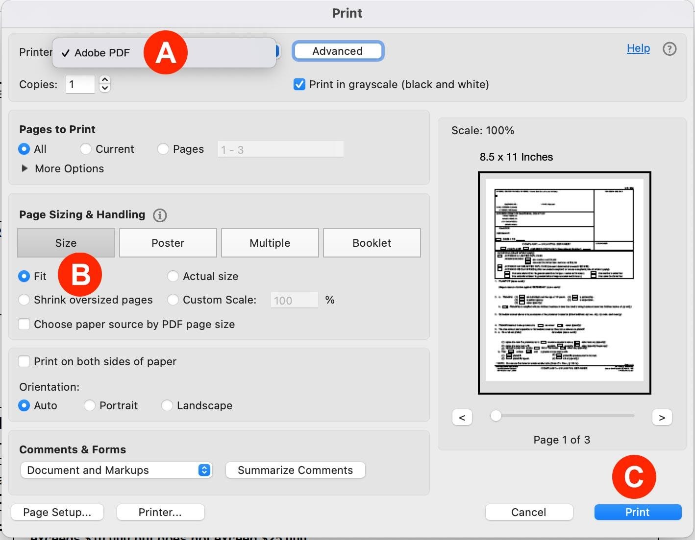 Flatten Fillable PDFs after Completing the Form Fields - E-Filing Help